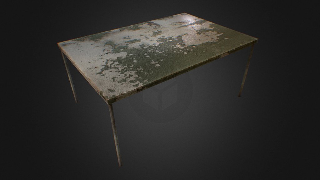 Old Table - Low Poly - 3D model by PolyForge (@polyforge3d) [7cdebdb ...