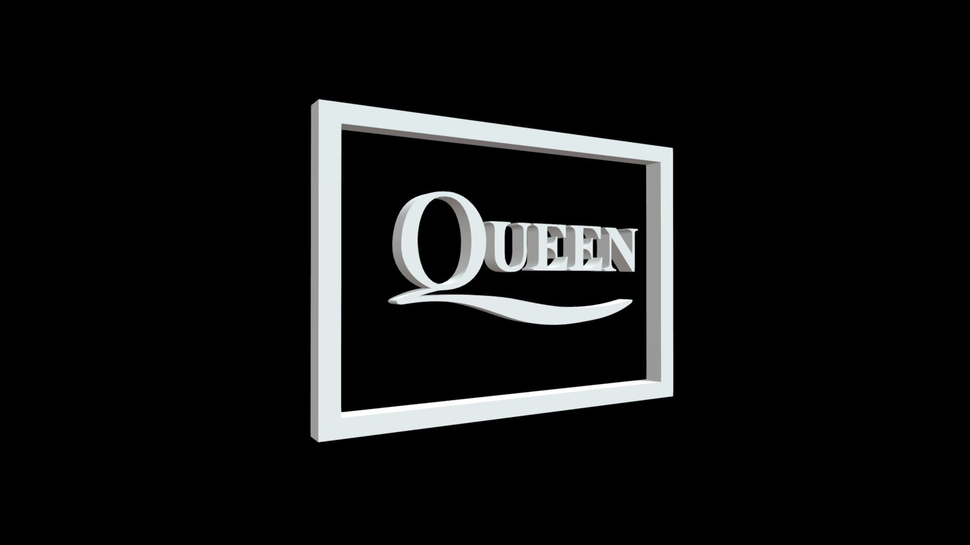 queen logo - Download Free 3D model by ronnie_yonk [7ce0f26] - Sketchfab