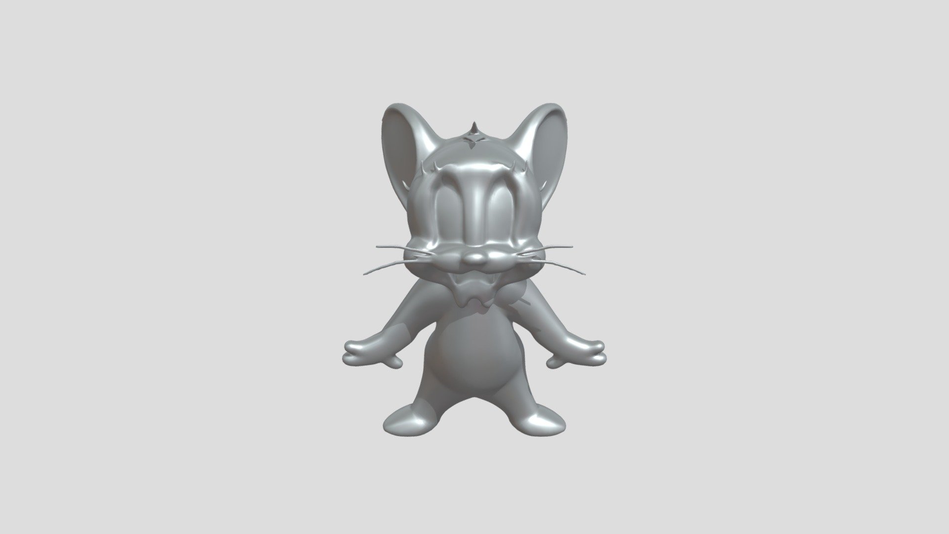 Cartoon mouse with prominent ears - 3D model by indianlonda9 [7ce141c ...