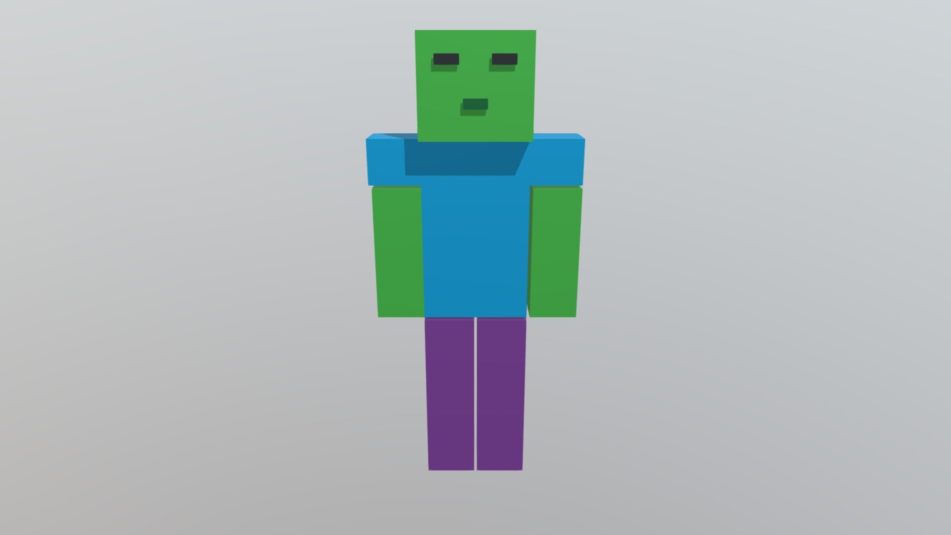 Зомби - Майнкрафт - 3D model by Dinamitys [7ce1b9f] - Sketchfab