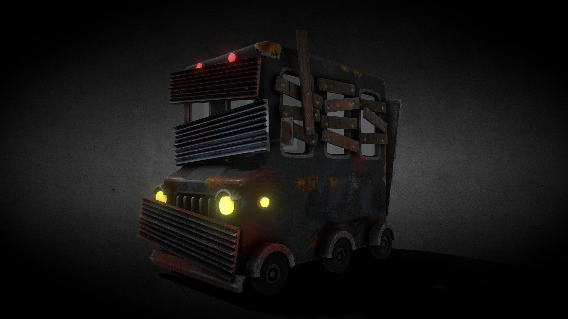 Toon Zombie Van Freebie on Sharec.com - 3D model by Mysticartdesign ...