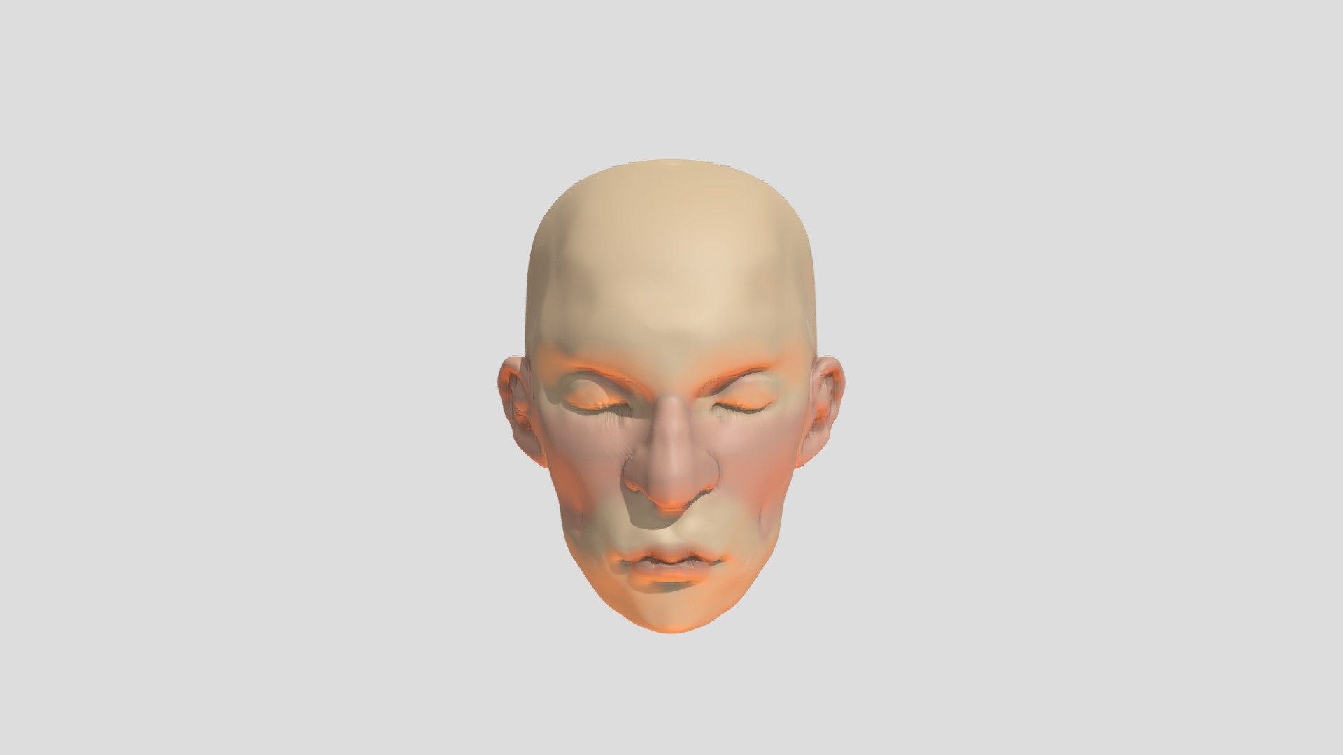 Man head - 3D model by Kakawa [7ce2353] - Sketchfab