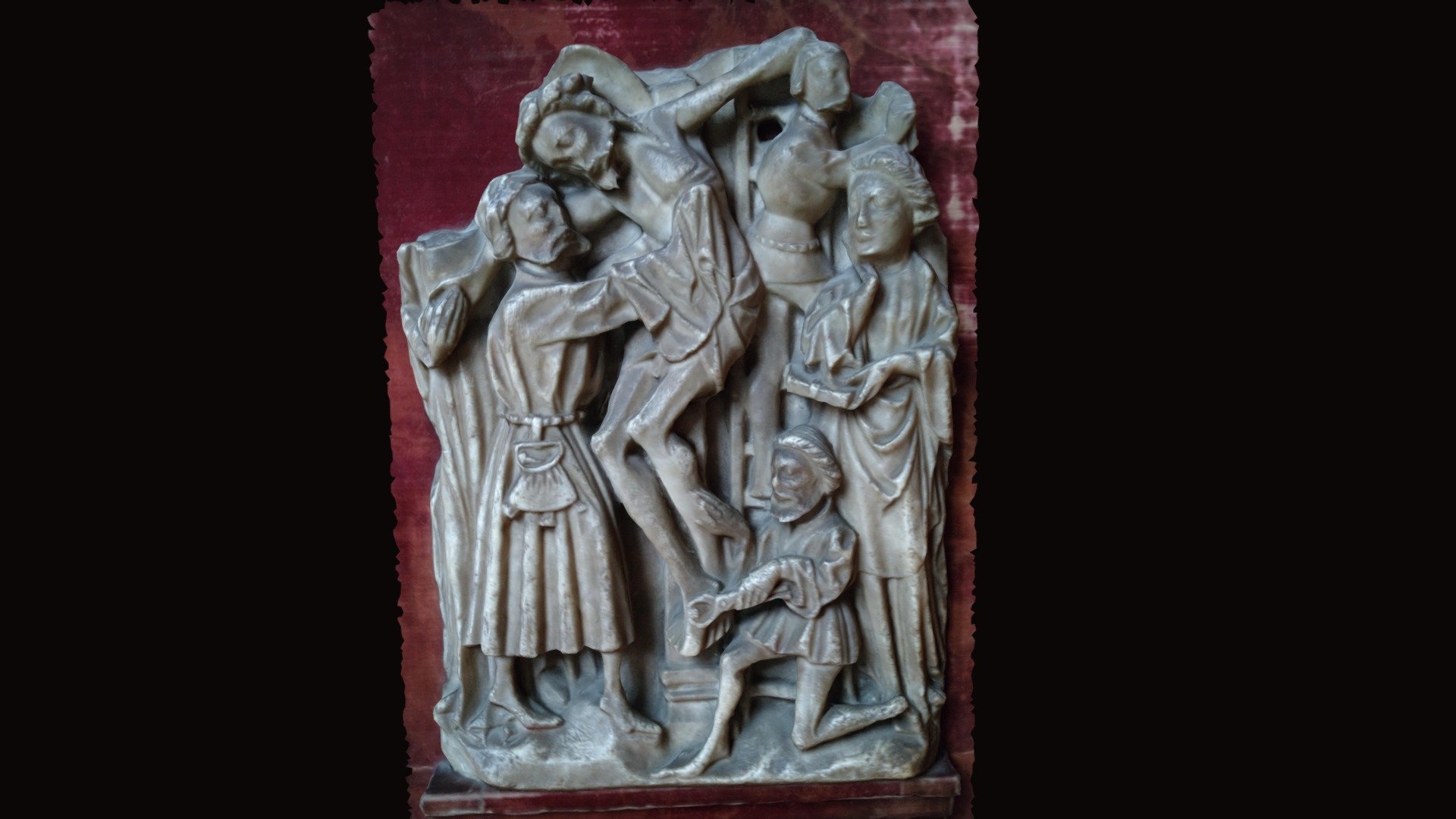 Selby Abbey, Yorkshire, medieval alabaster panel - 3D model by ...