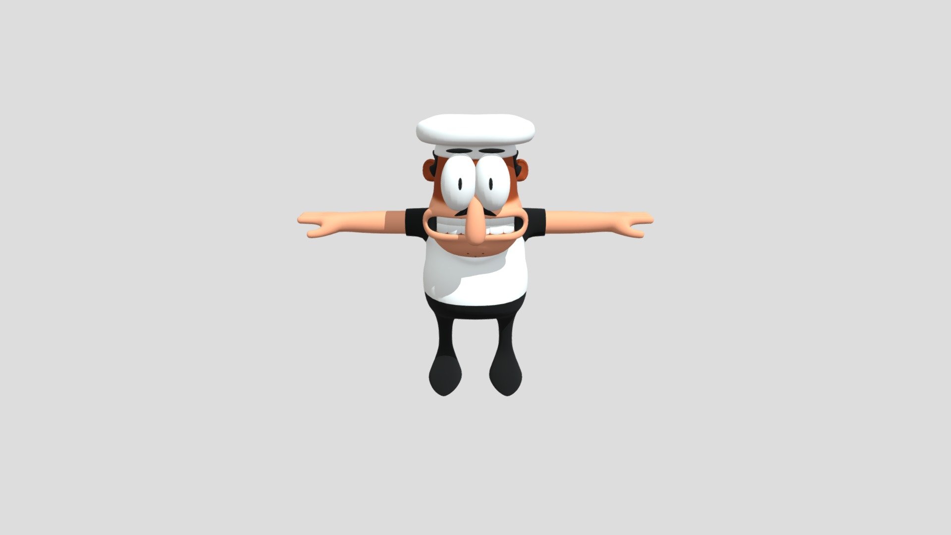 Pizza Tower Peppino - Download Free 3D model by vhentyfebriandora [7ce2dd3] - Sketchfab