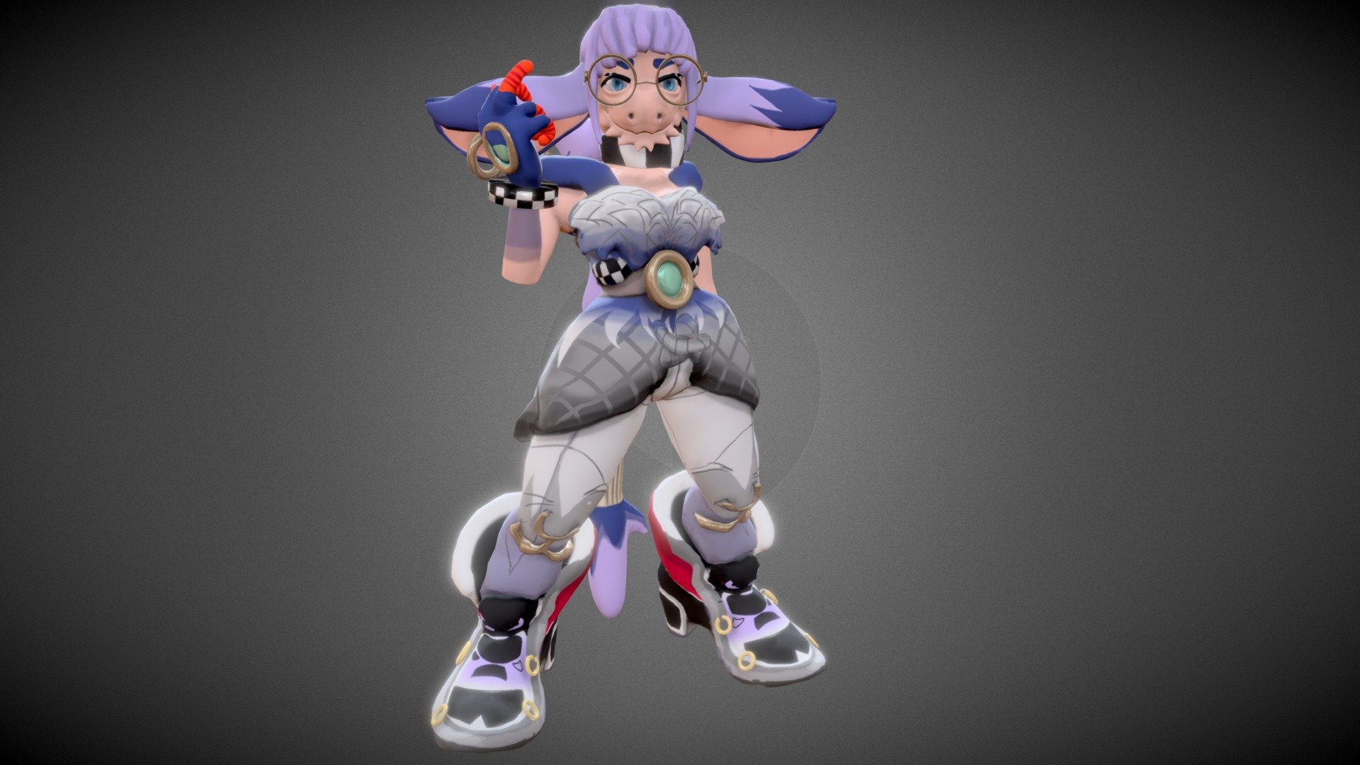 "Cau" original avatar by ELIXA - 3D model by ELIXA (@RobotElixa ...