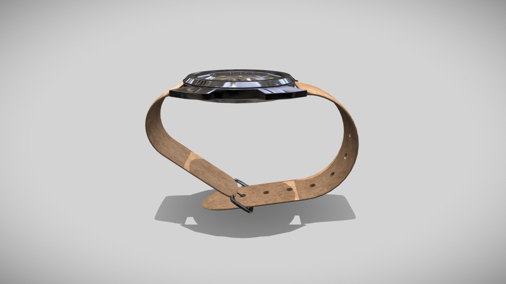 High Poly Watch (animated) - 3D model by HarlWise [7ce3aaa] - Sketchfab