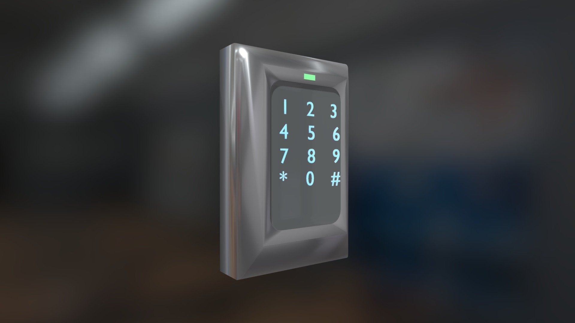 Seguro Digital de Acceso - Security Entry Lock - Download Free 3D model ...