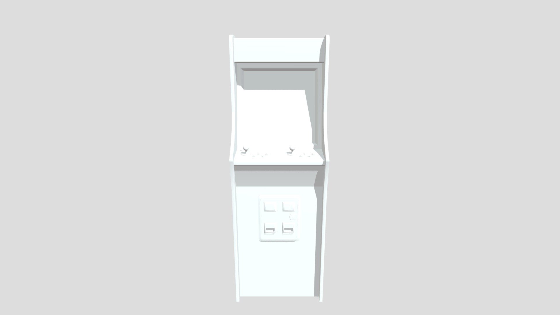 Arcade Cabinet - 3D model by Jason L (@Snarby) [7ce63a1] - Sketchfab