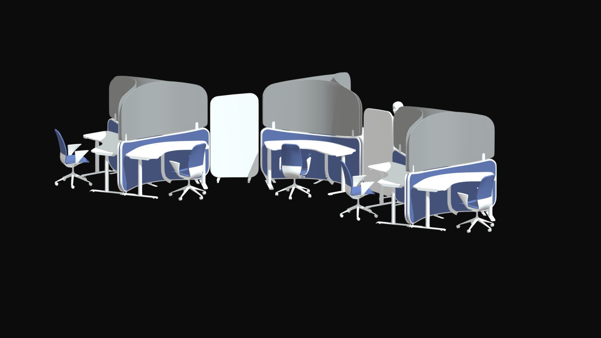 Coworking space - 3D model by kirsanova_p_d (@d.a.pichugin.hh) [7ce9b4a ...