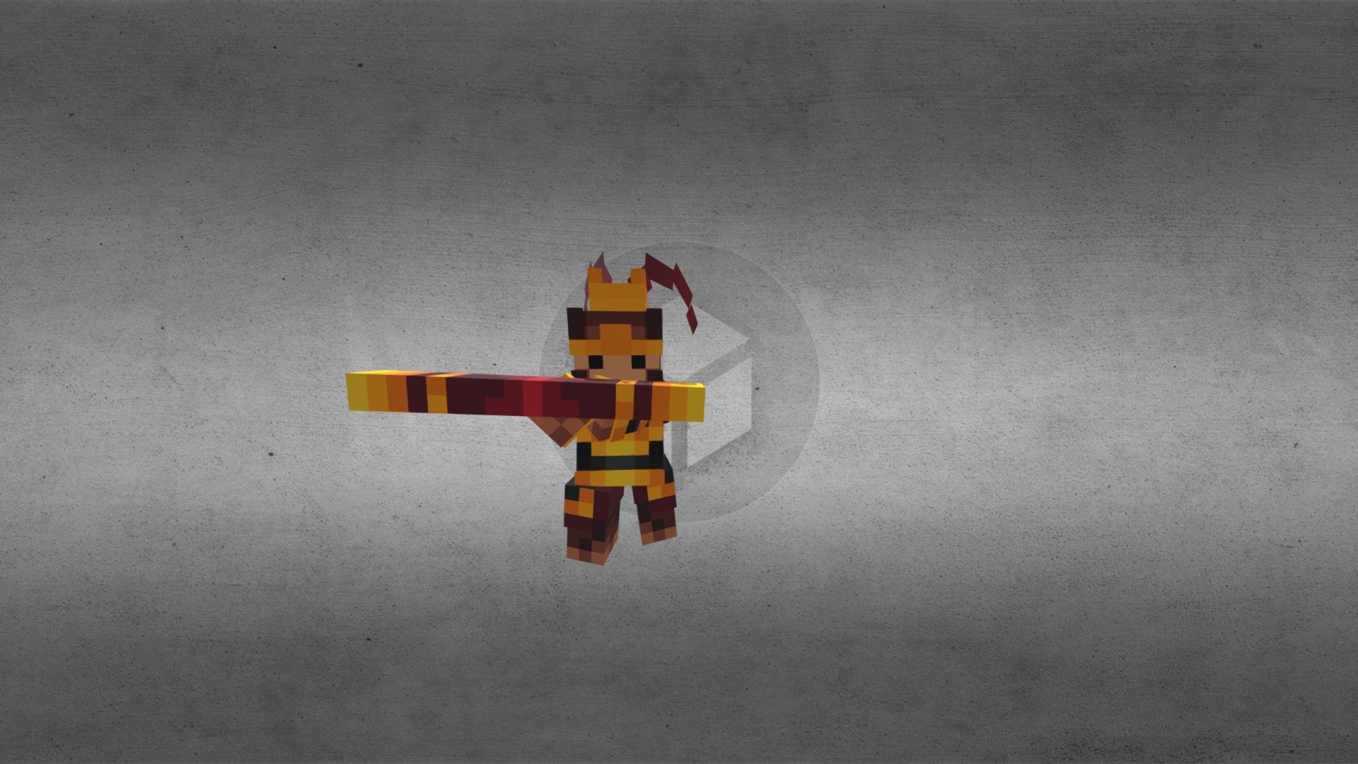 Wukong Minecraft Model - Download Free 3D model by Anakin Skyrizzler ...