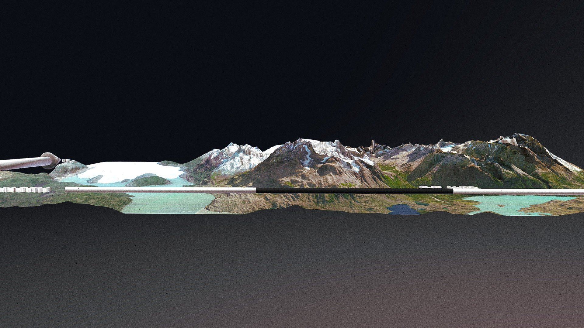 Torres del Paine National Park, Southern Chile - Download Free 3D model ...