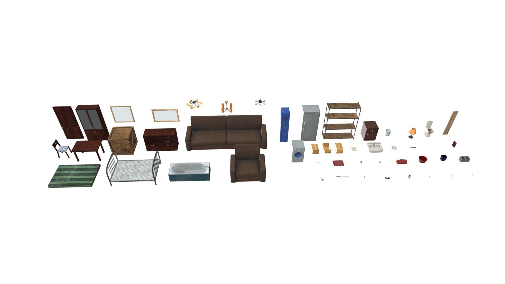 Horror props pack - 3D model by DS27 (@DS_27) [7ceab18] - Sketchfab