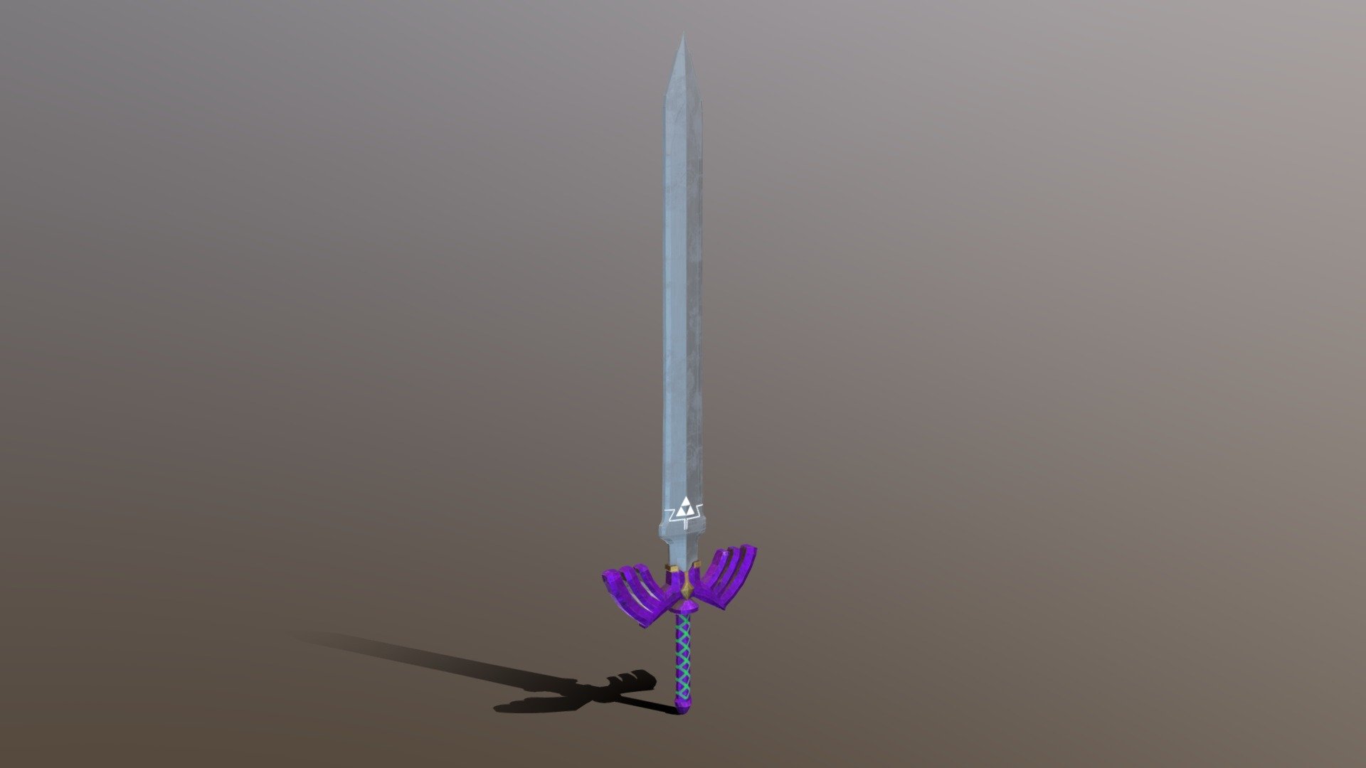 Low Poly Master Sword - 3D model by thesqrdone [7cec60a] - Sketchfab