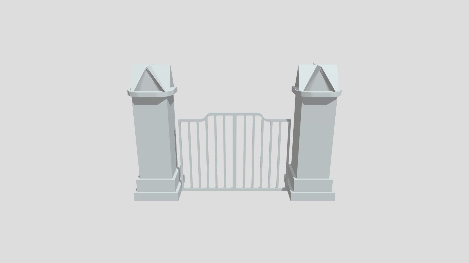 Gate - Download Free 3D model by castil79 [7cee5ea] - Sketchfab