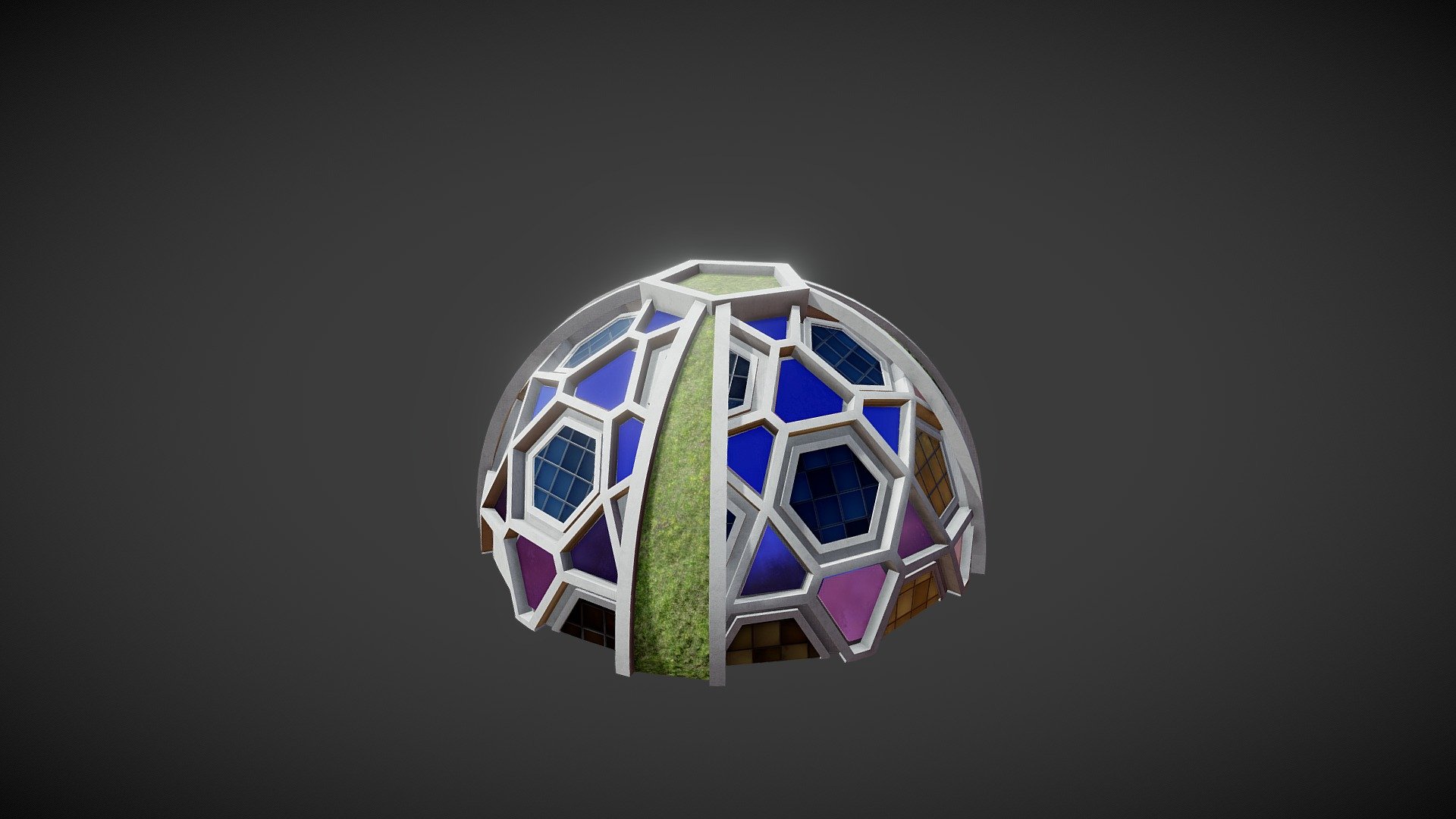 Futuristic city Utopian Buildings kit U017 - 3D model by Zippy ...