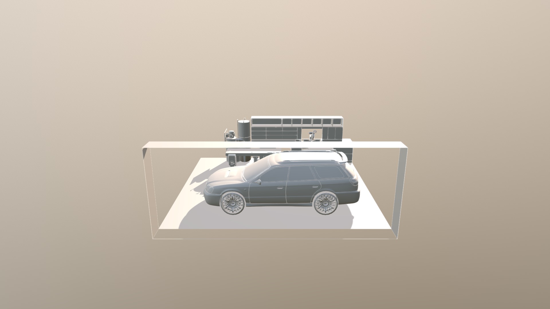 Garage Concept - 3D model by Sparkjunior [7ceed6c] - Sketchfab