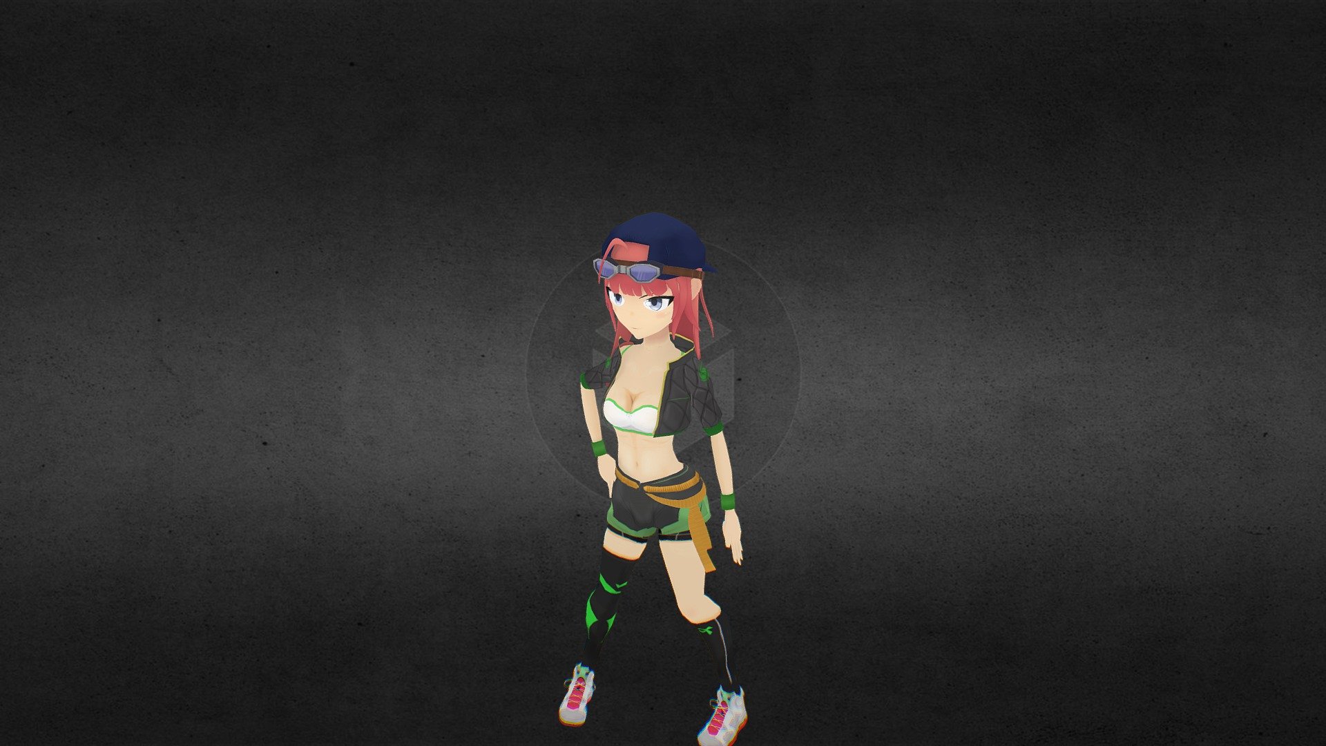 basketball girl - 3D model by wktu [7cef557] - Sketchfab