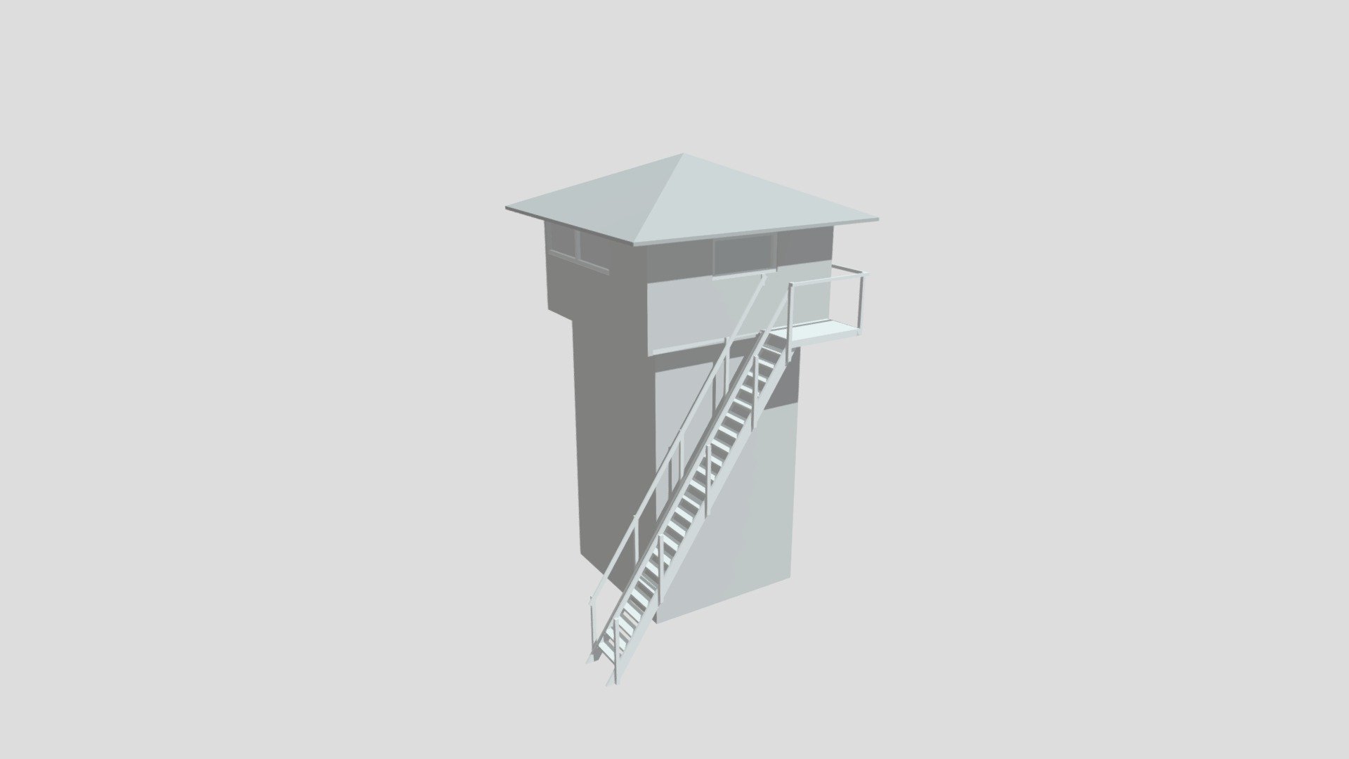 Bergen Belsen Camp Watchtower (Type 2) - 3D model by Memorise_EU ...