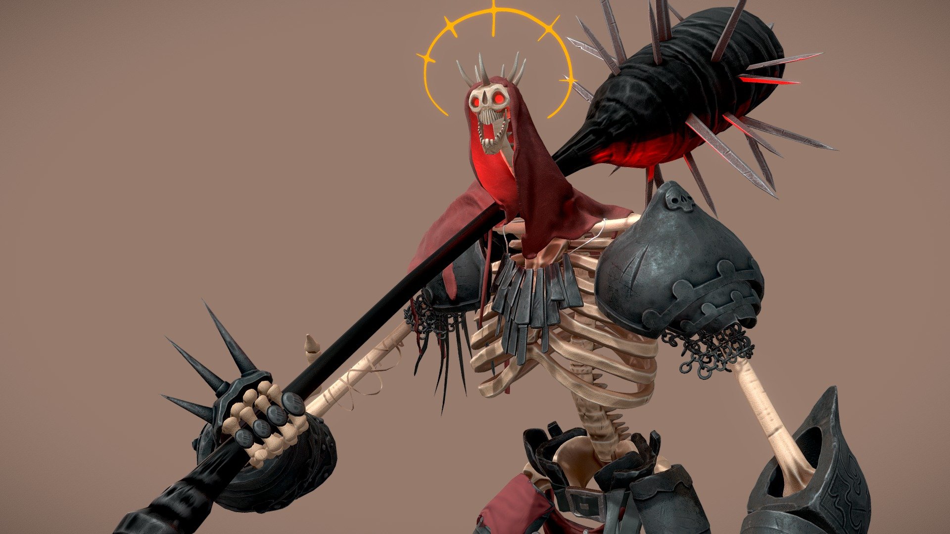 Happy Skeleton Fella - 3D model by Erik (@erikschremser) [7cf2bc5 ...