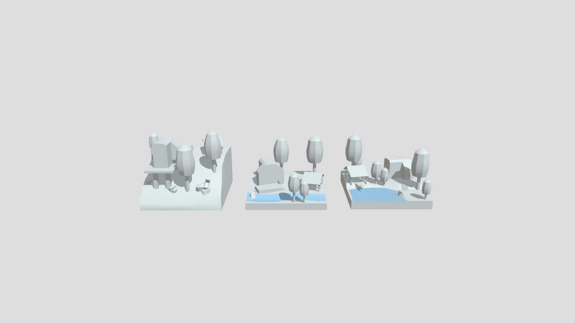 Forest Loner - Blockout - 3D model by Glenn Windmolders ...