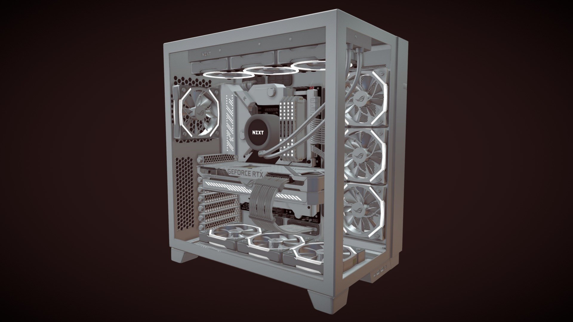 Gaming computer - Download Free 3D model by Marcseus [7cf383d] - Sketchfab