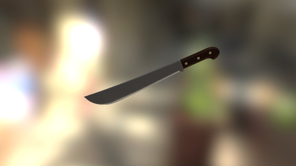 Machete Knife - 3D model by yogevmeckler [7cf3e7d] - Sketchfab