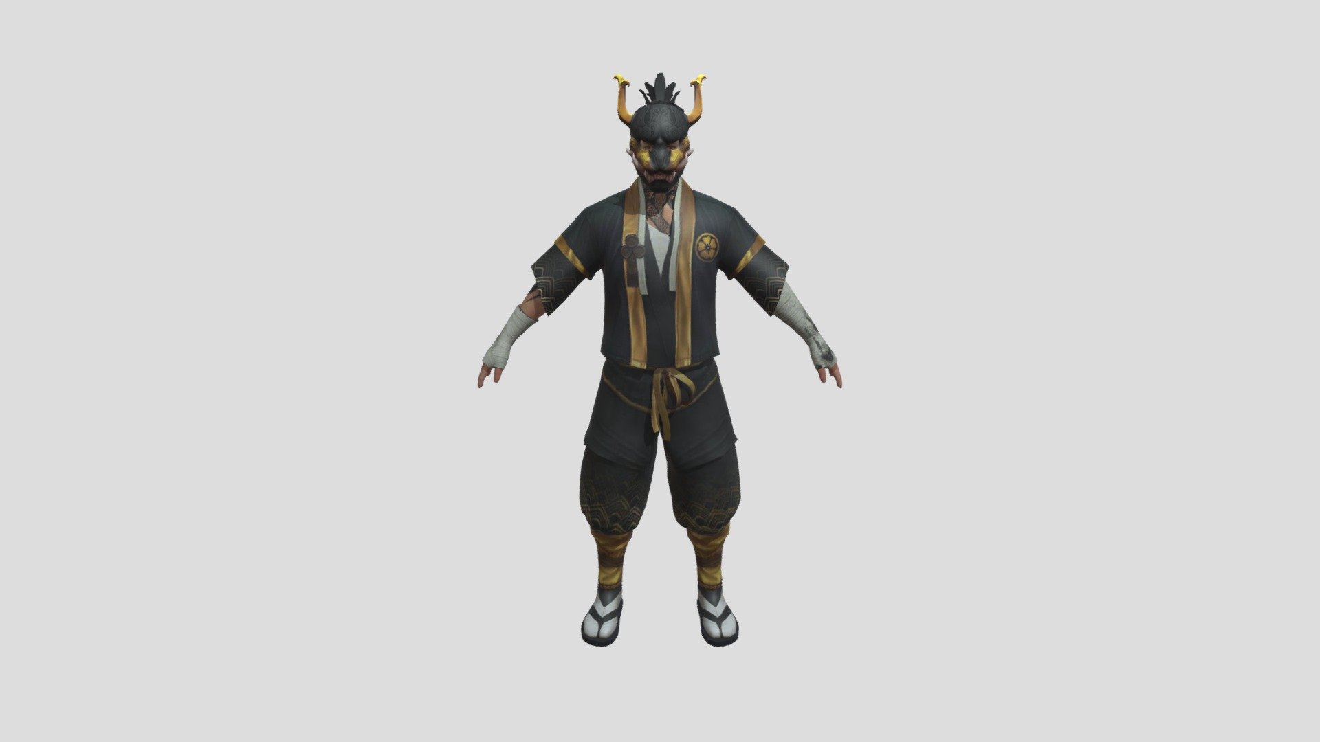 FREE_FIRE_GOLDEN_SAKURA_BUNDEL_BY_FFXN - 3D model by Jit.Samonta ...