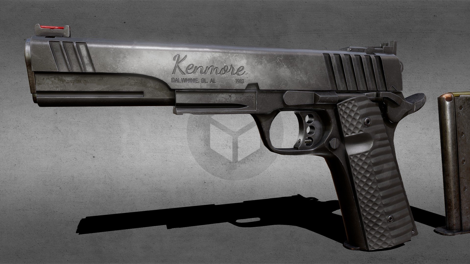 Pistol - Download Free 3D model by Cyril43 [7cf6f13] - Sketchfab