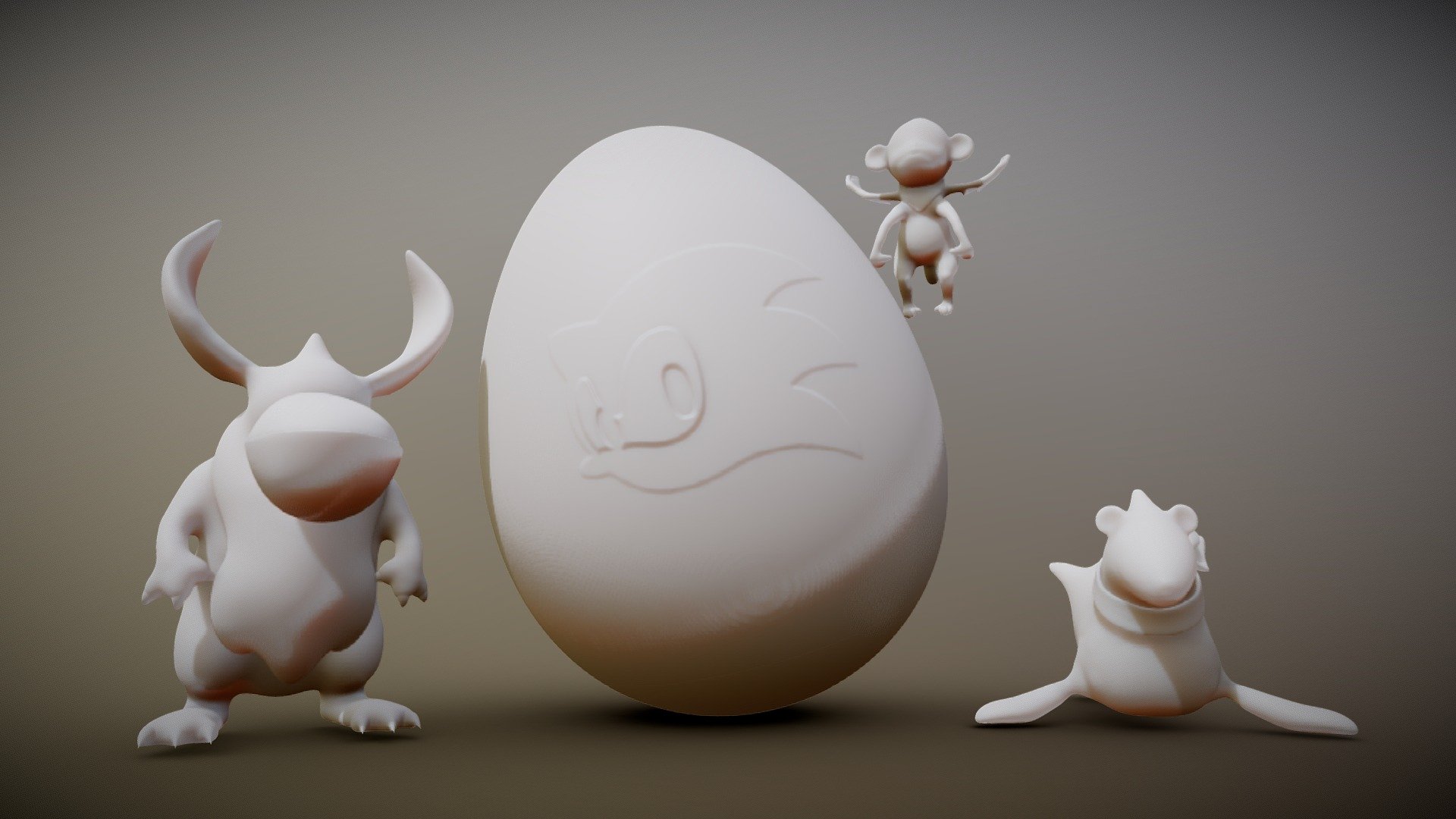 Billy Hatcher's Animals - Download Free 3D model by Adrian Carter ...