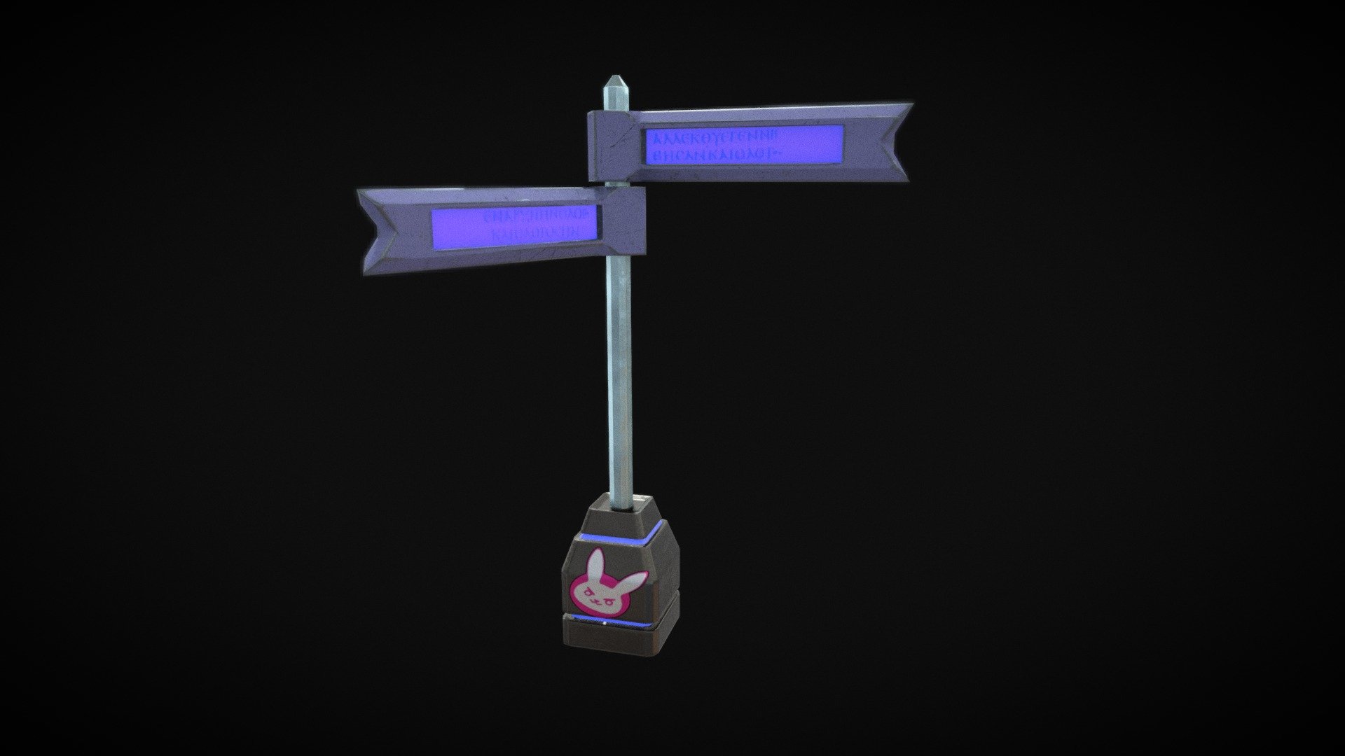 Road Signs - 3D model by Yiyi He (@bananabananabananabananaa) [7cf7c73 ...