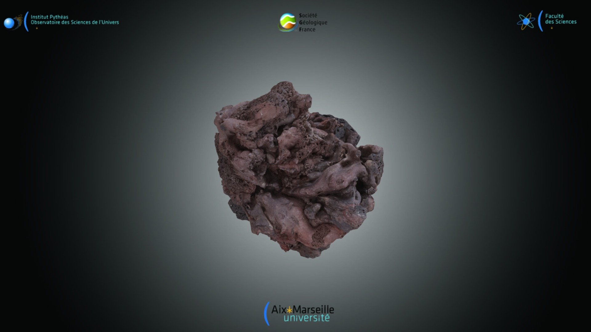 Roche volcanique - Lave basaltique - Download Free 3D model by Société ...
