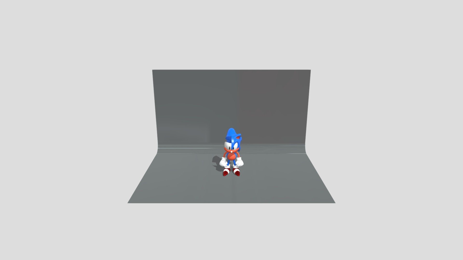 Classic Sonic US - Download Free 3D model by fnff022 [7cf8949] - Sketchfab