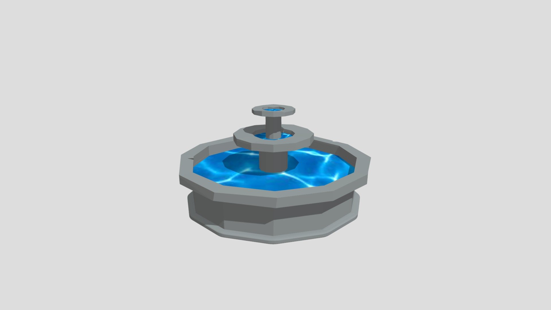 Low poly Water Fountain - Download Free 3D model by gauravnikam ...
