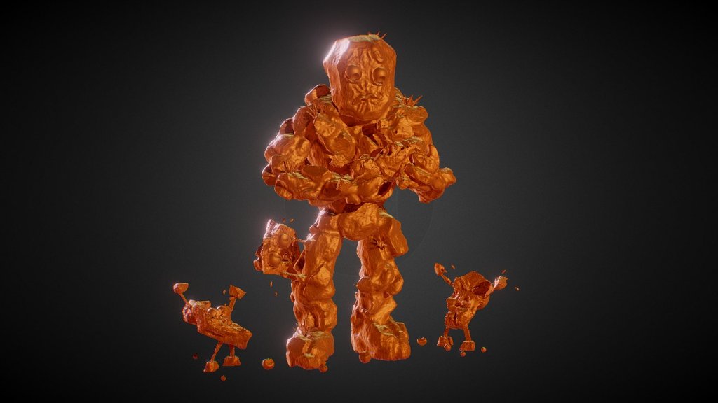 Stone Troll (Day 30 SculptJanuary 2016) - Download Free 3D model by CG ...
