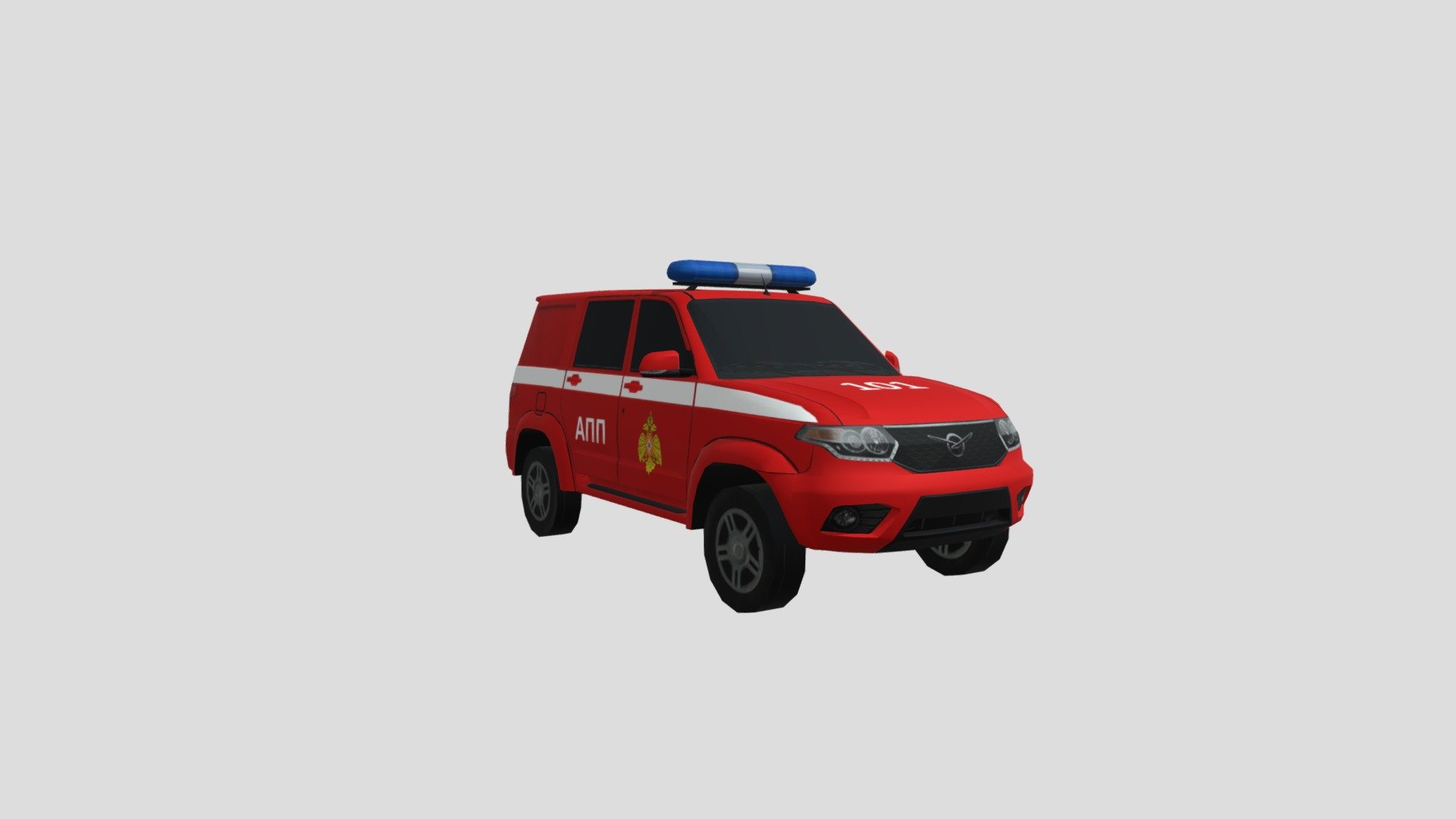 UAZ Patriot FIRE TRUCK FIRST AID - 3D model by Urshln2003 [7cfbf46 ...