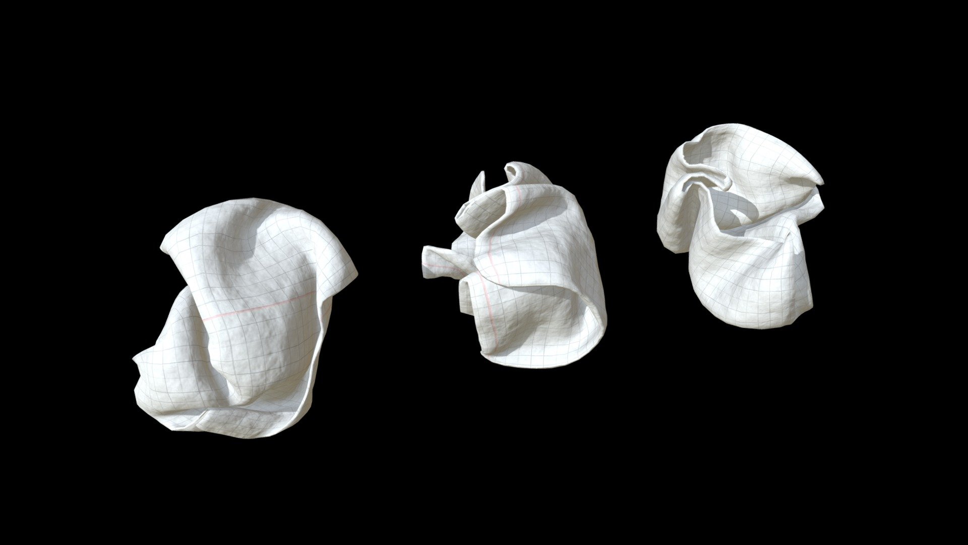 Crumpled paper - 3D model by FrancescoMilanese [7cfd428] - Sketchfab