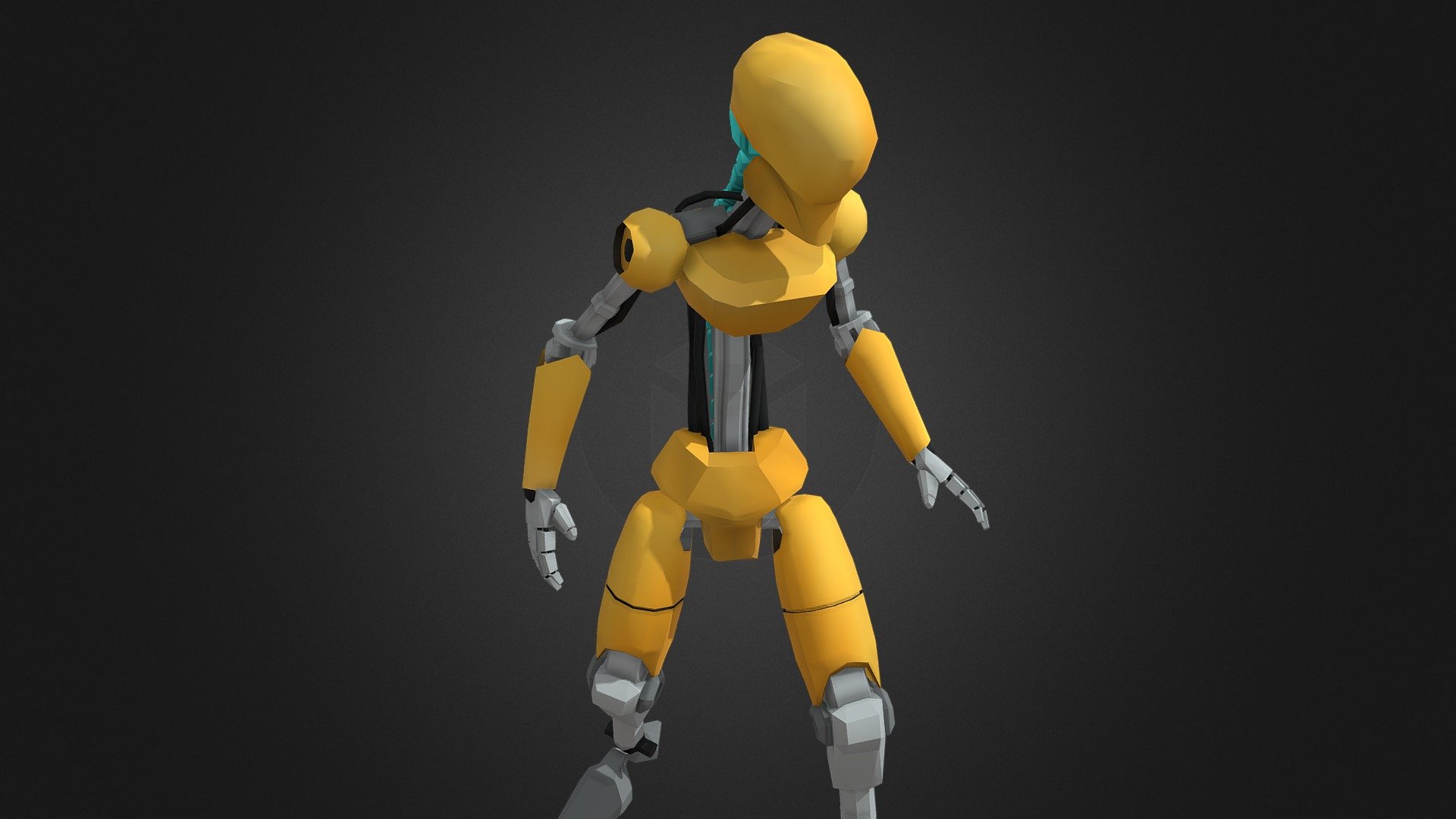 Worker Animation - 3D model by Helyx Silveira (@helyxsilveira) [7cfda38 ...