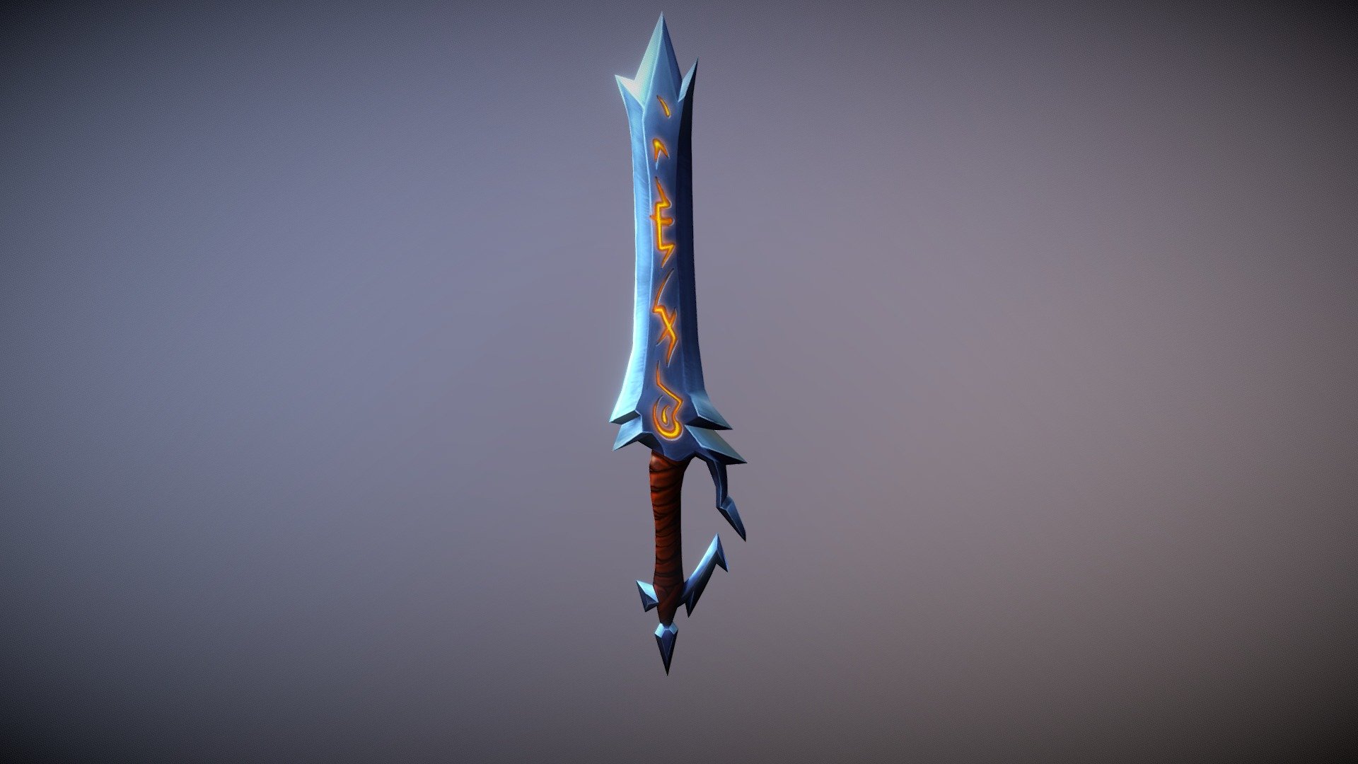 Hand Painted Sword - 3D model by OceanEyes [7cfdbb6] - Sketchfab