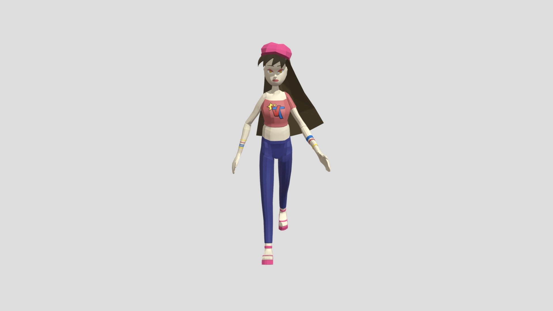 Vanessa - Walk Cycle - 3D model by Jessica Tuohey (@jessicoot) [7cfe005 ...