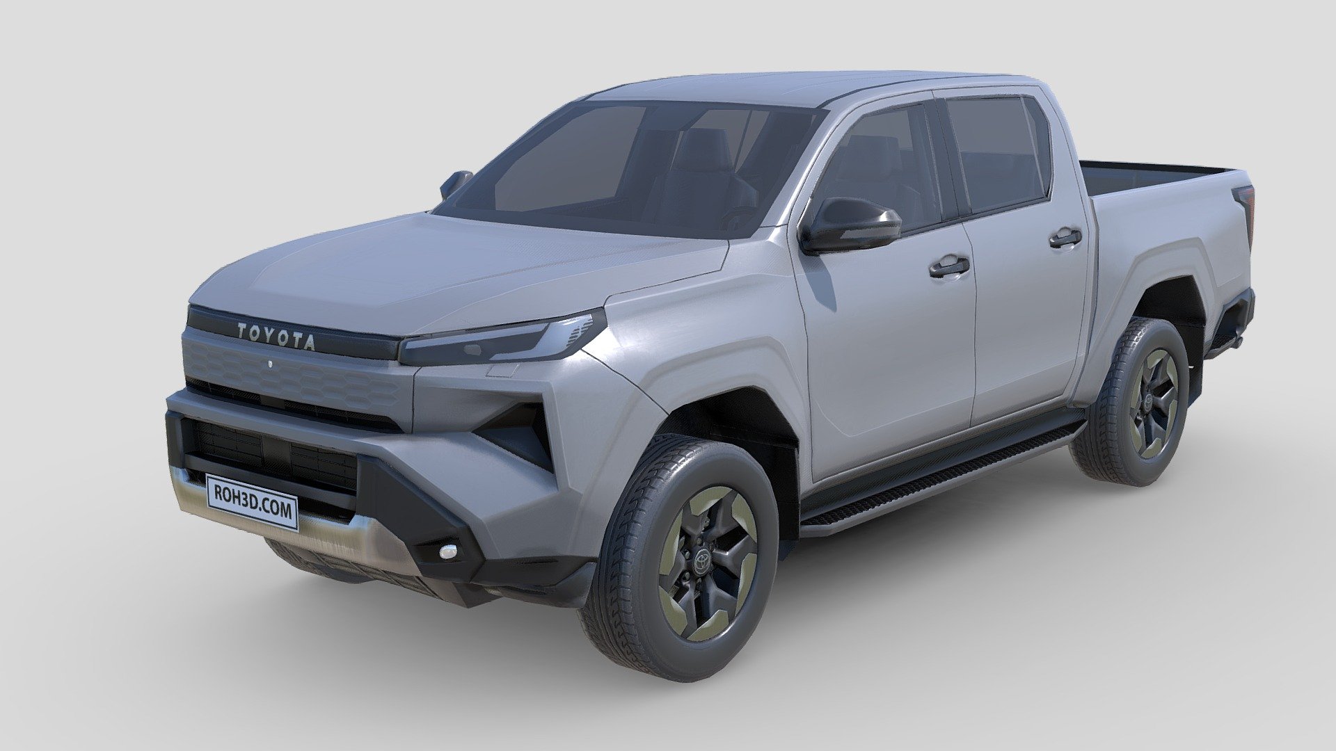Toyota Hilux BEV 2026 - 3D model by ROH3D [7cfe837] - Sketchfab
