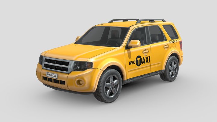 Taxi 3D models - Sketchfab