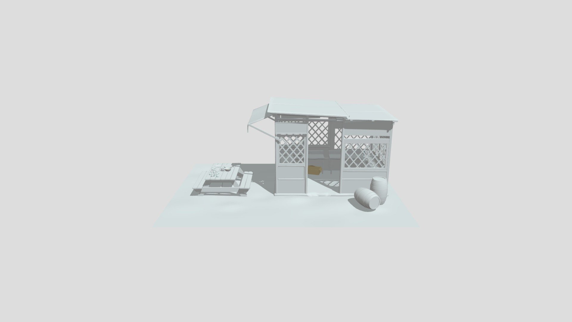 Scena Finală Sem II - 3D model by squandee [7d01bd0] - Sketchfab