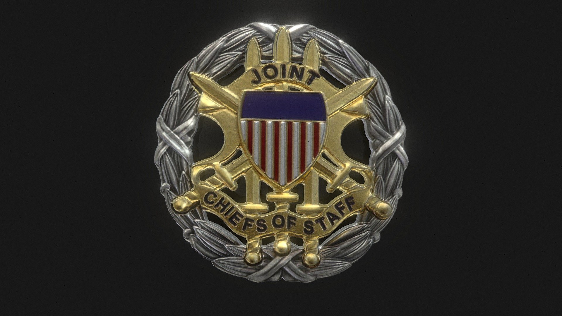Joint Chiefs Of Staff Identification Badge - Buy Royalty Free 3D model ...