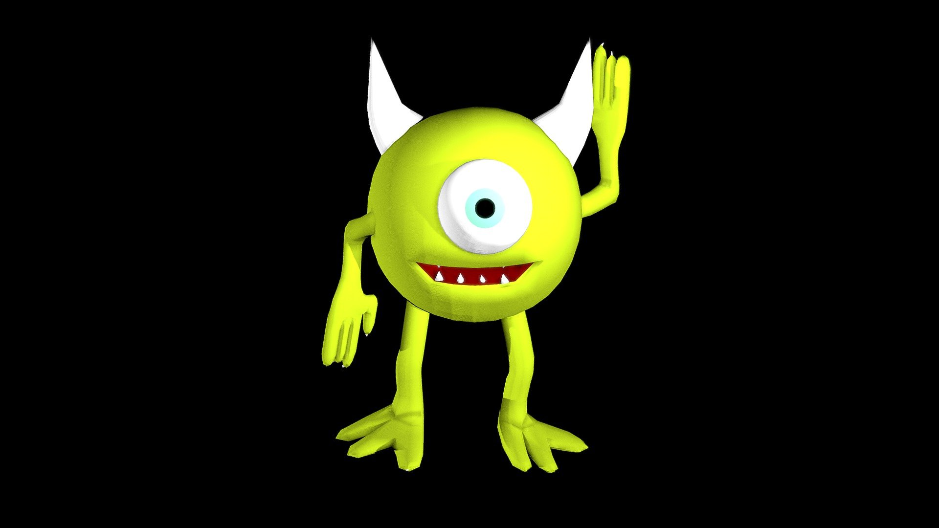 Mike Wazowski - 3D model by B.M.D Manny (@vmanny) [7d024fe] - Sketchfab