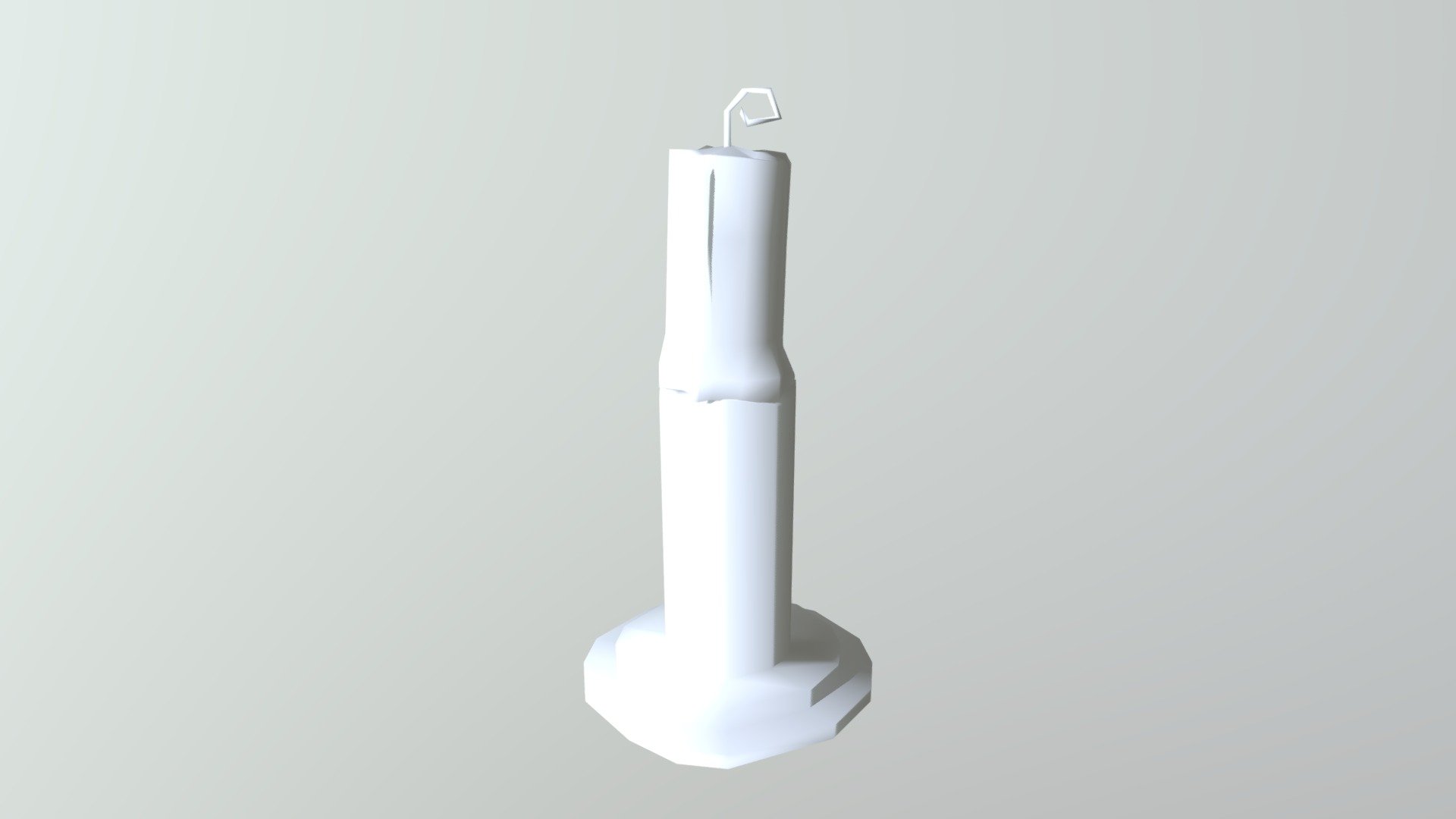 low poly candle with polium - 3D model by MarlonHipperling [7d036b1 ...