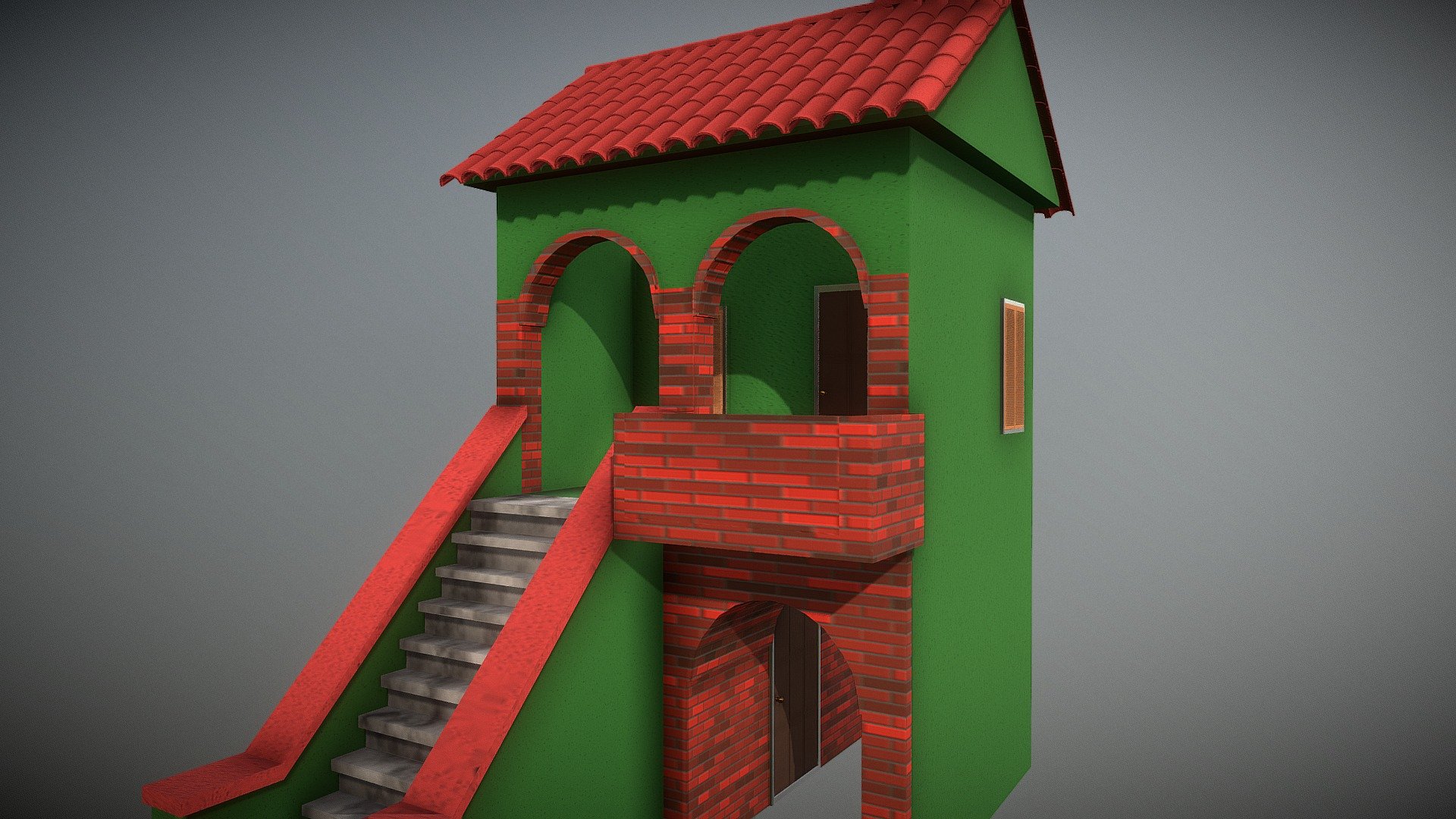 Italian House - 3D model by _JooL_ [7d038e3] - Sketchfab