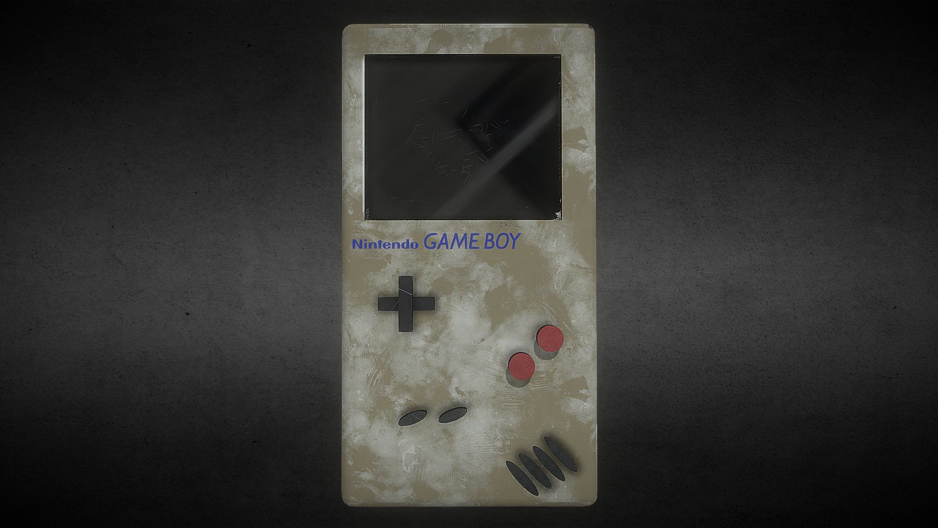 Old Nintendo Game Boy (Damaged) - 3D model by Nova_Brit123 [7d052e2 ...