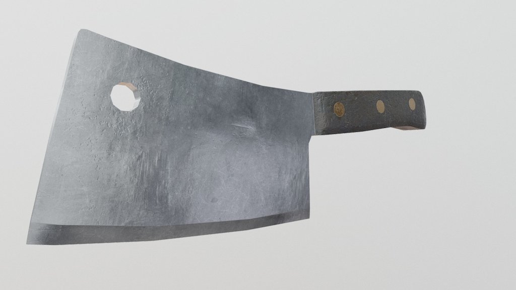 Low Poly Butcher Knife - 3D model by Dario Ban (@NeoWick) [7d055f2 ...