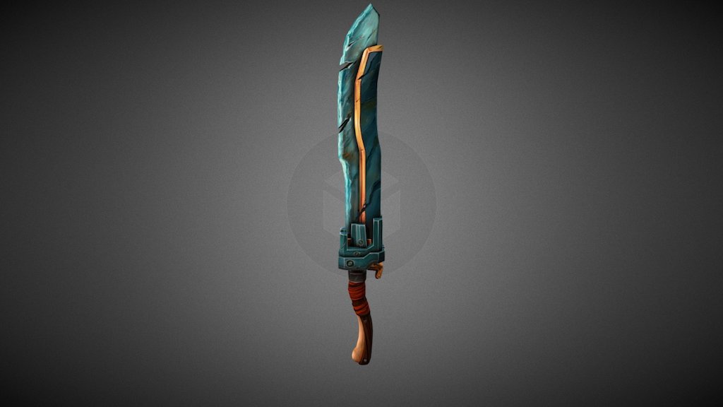 Stylized Sword - 3D model by MichaelChing [7d072e4] - Sketchfab