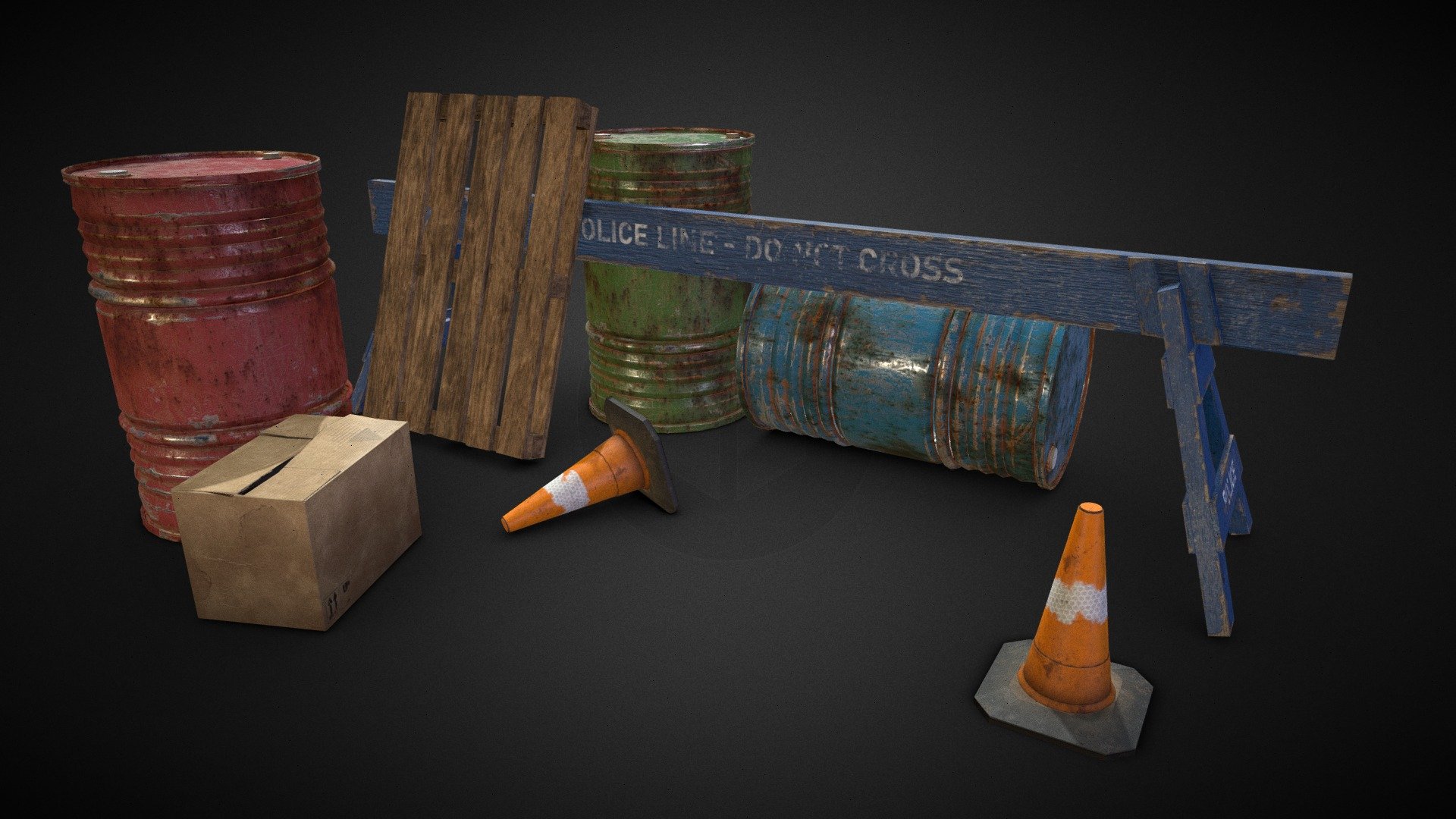 City Props - 3D model by OLazyMonkeyO [7d08a95] - Sketchfab